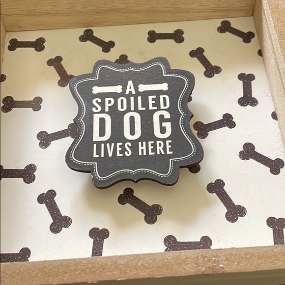 Wall Decor | Spoiled Dog Lives Here Sign | Poshmark
